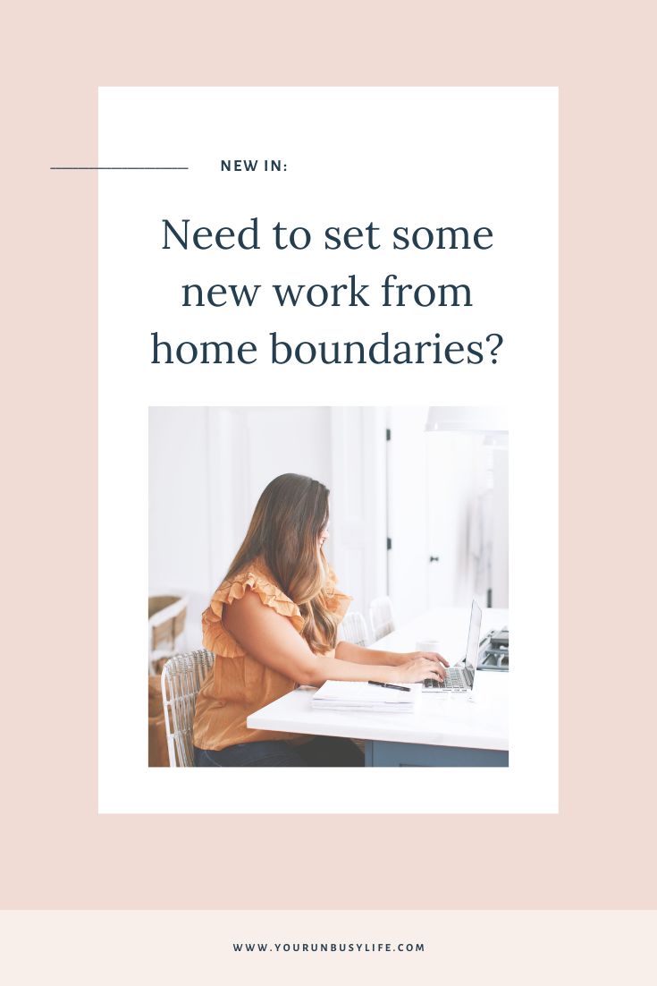 Too much on your plate? Here's how to set new work from home boundaries ...